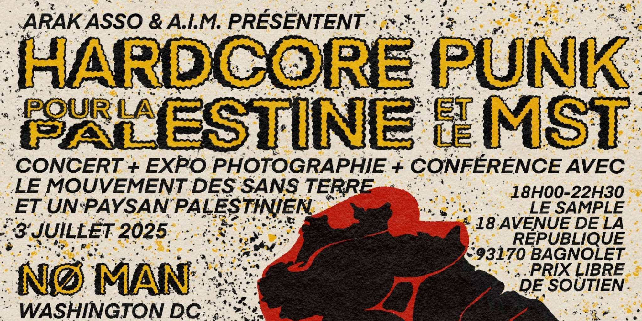 hardcorepunk-palestine – Le Sample – Tiers-lieu culturel
